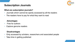 Publication: Journals | PPTX | Publishing Industry | Industries