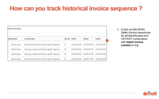 Customize the invoice number sequence | PPT