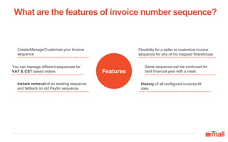 Customize the invoice number sequence | PPT