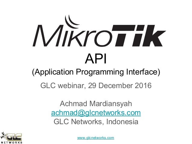 Mikrotik API