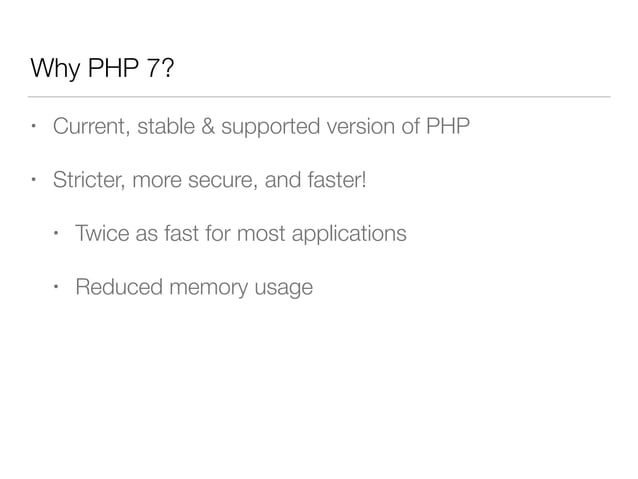 What's new in PHP 7.1 | PPT