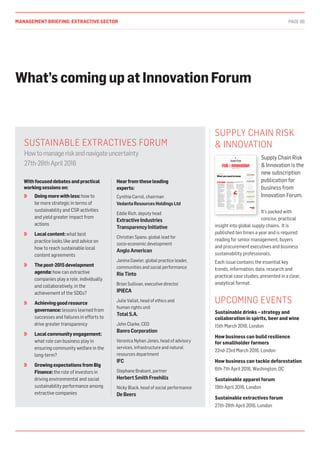 How to manage extractive sector risks | PDF | Power and Energy Industry ...