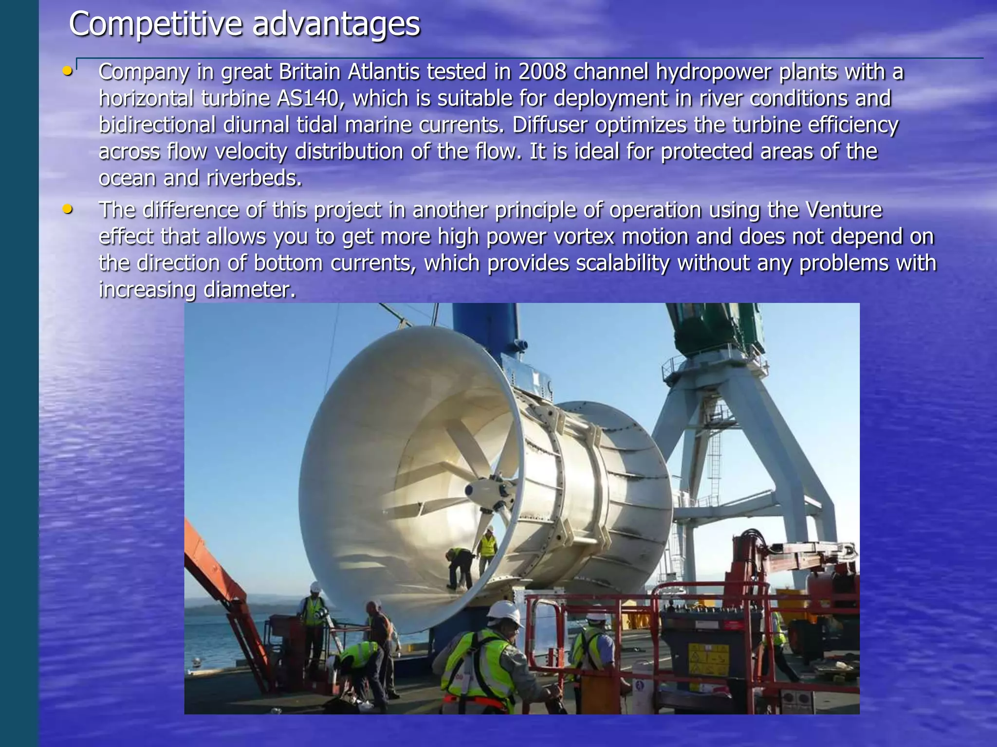 Underwater "Hydro Electric Power Tower" | PPTX | Power and Energy ...