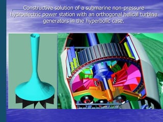 Underwater "Hydro Electric Power Tower" | PPTX