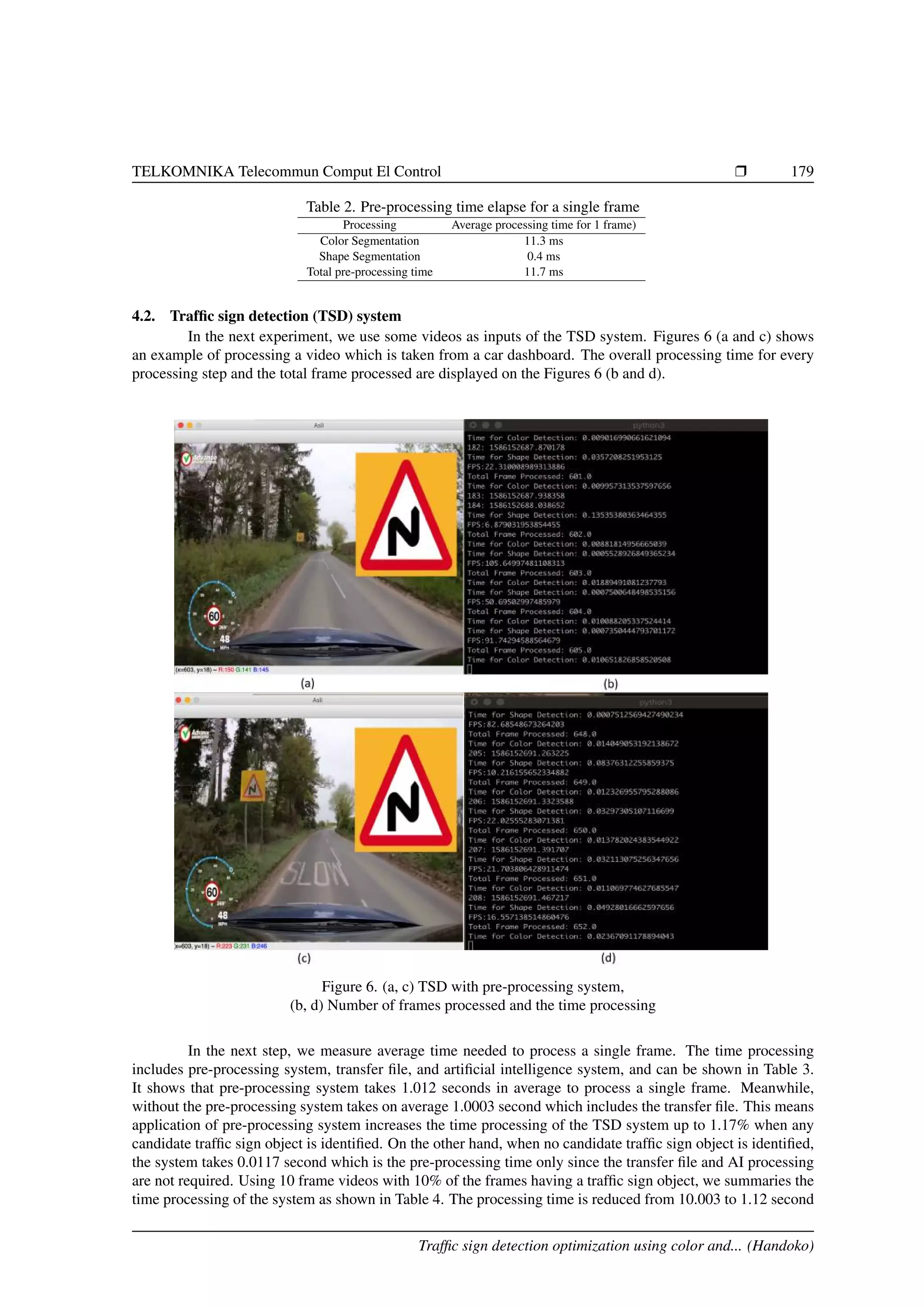Traffic Sign Detection Optimization Using Color And Shape Segmentation