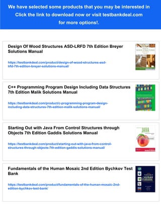 Structures 7th Edition Schodek Solutions Manual | PDF