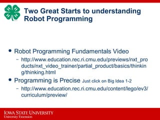 2016 4 h first lego league orientation | PPT | Robotics | Technology & Computing