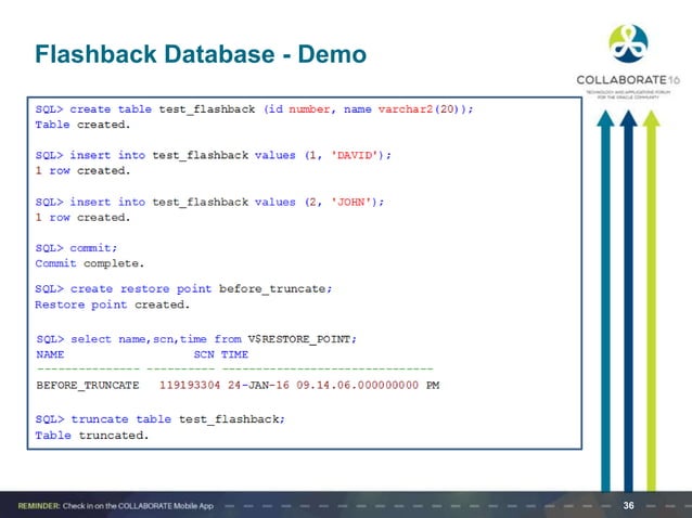 Ensuring Data Protection Using Oracle Flashback Features - Presentation ...