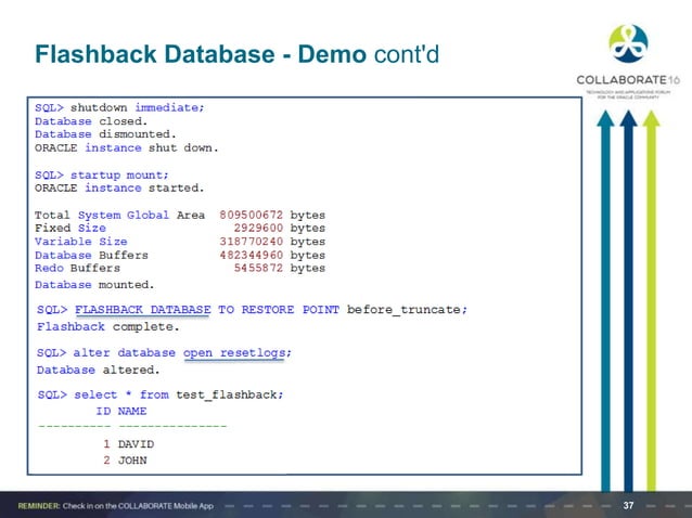 Ensuring Data Protection Using Oracle Flashback Features - Presentation ...