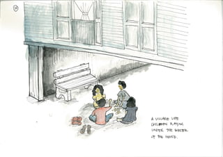 Representing Place Sketches | PDF | Drawing and Sketching | Arts and Crafts