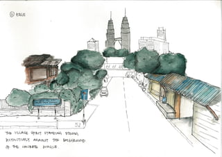 Representing Place Sketches | PDF | Drawing and Sketching | Arts and Crafts