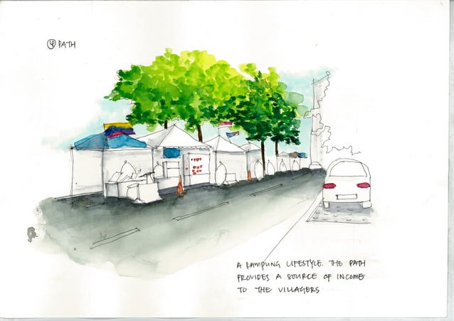 Representing Place Sketches | PDF | Drawing and Sketching | Arts and Crafts