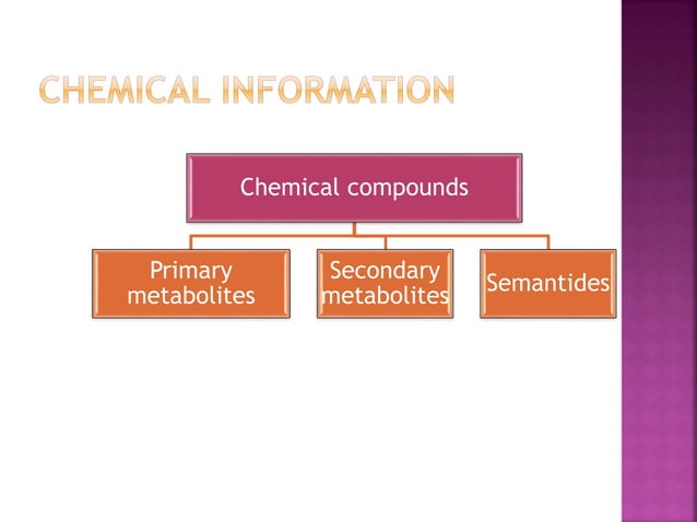CHEMOTAXONOMY | PPT | Chemistry | Science