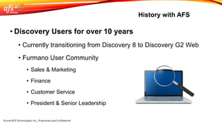 Discovery G2 Customer Spotlight | PPT