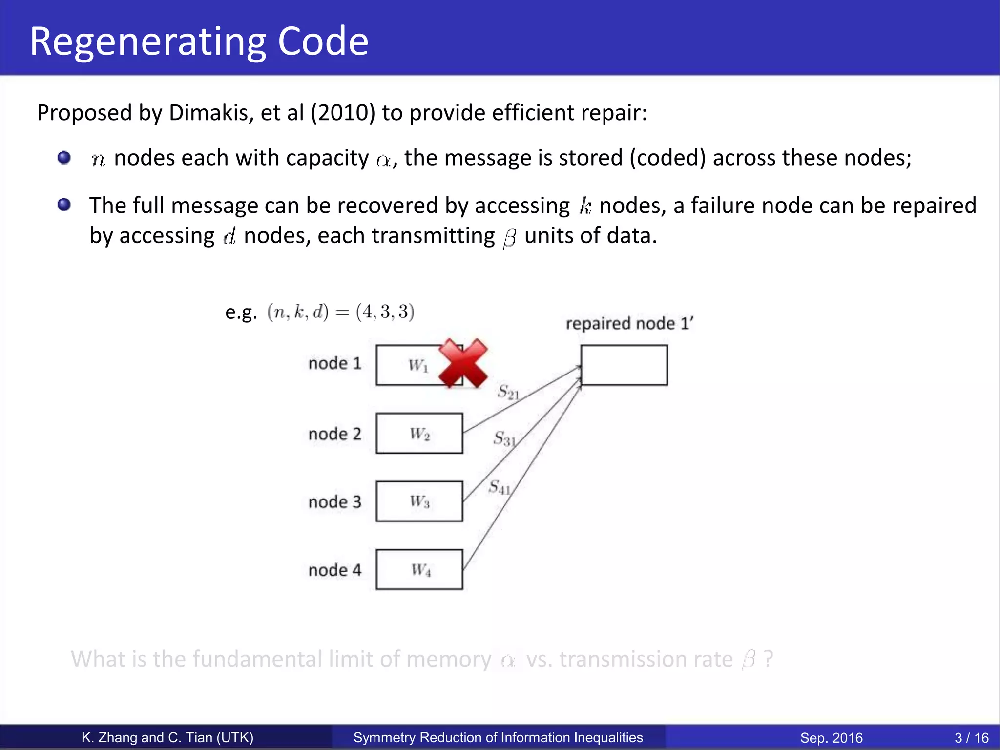 Symmetry Reduction Of Information Inequalities Pptx Databases Computer Software And