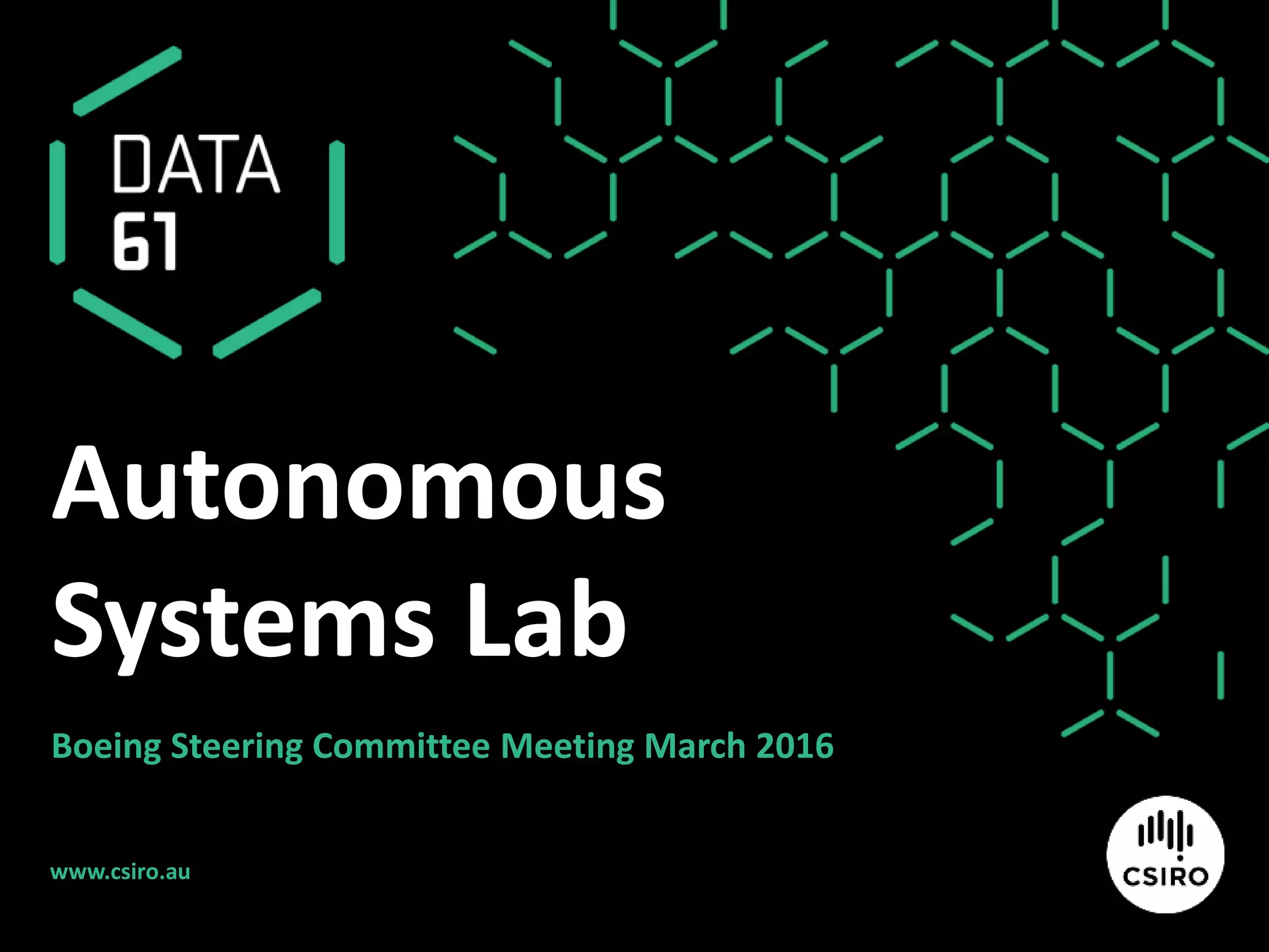 Autonomous Systems Lab | PPT