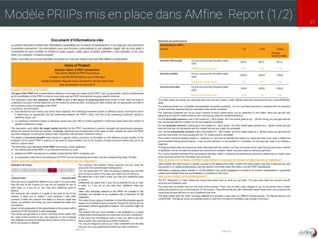 KID for PRIIPS - La solution AMFINE