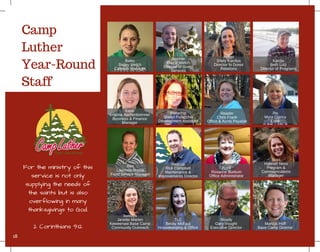 2016 Camp Luther Annual Report | PDF