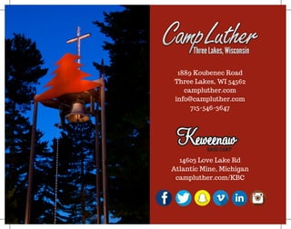 2016 Camp Luther Annual Report | PDF