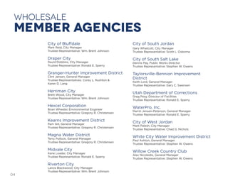 2016 Jordan Valley Water Conservancy District Annual Report | PDF ...