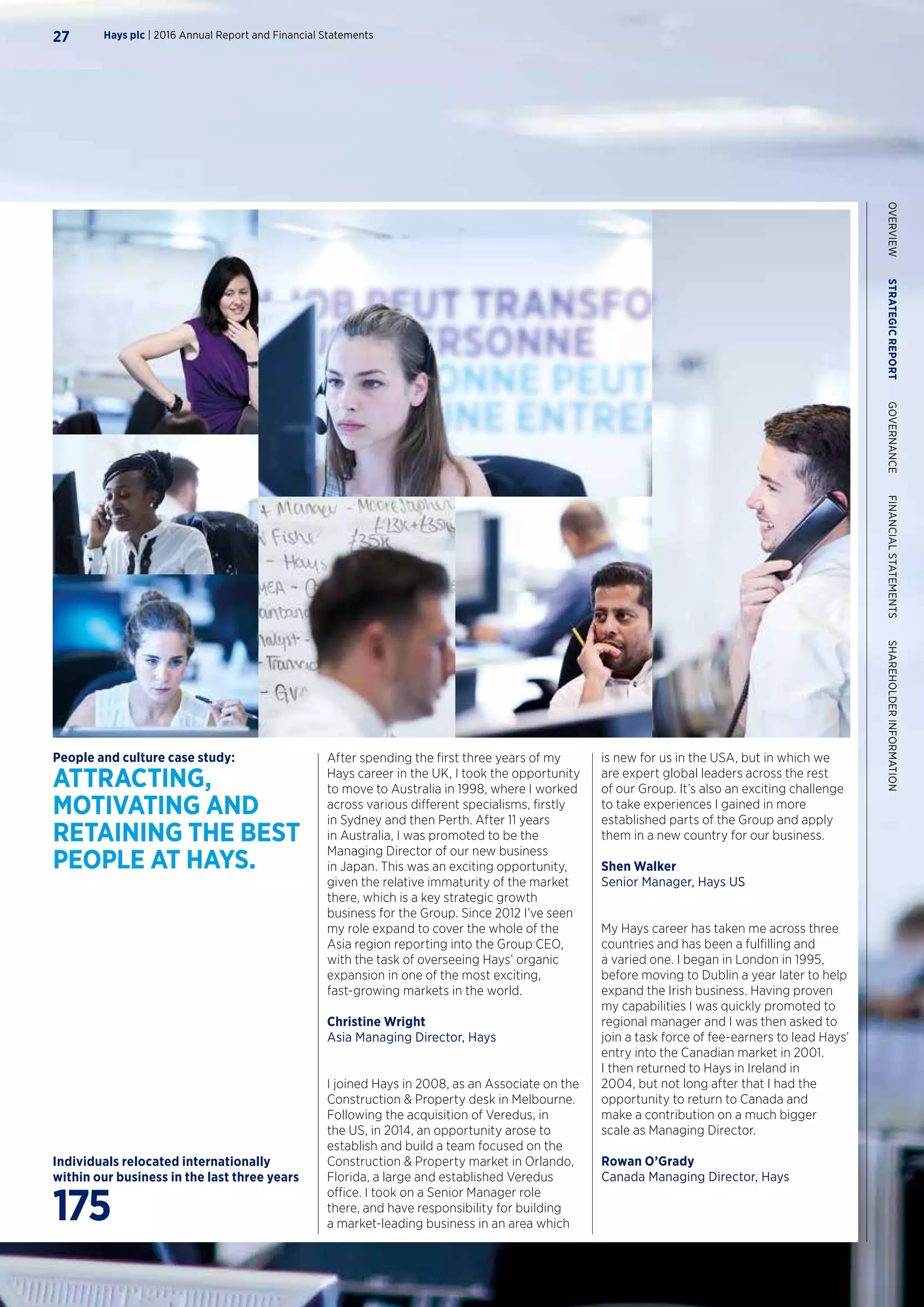 Hays Plc Annual Report 2016 | PDF