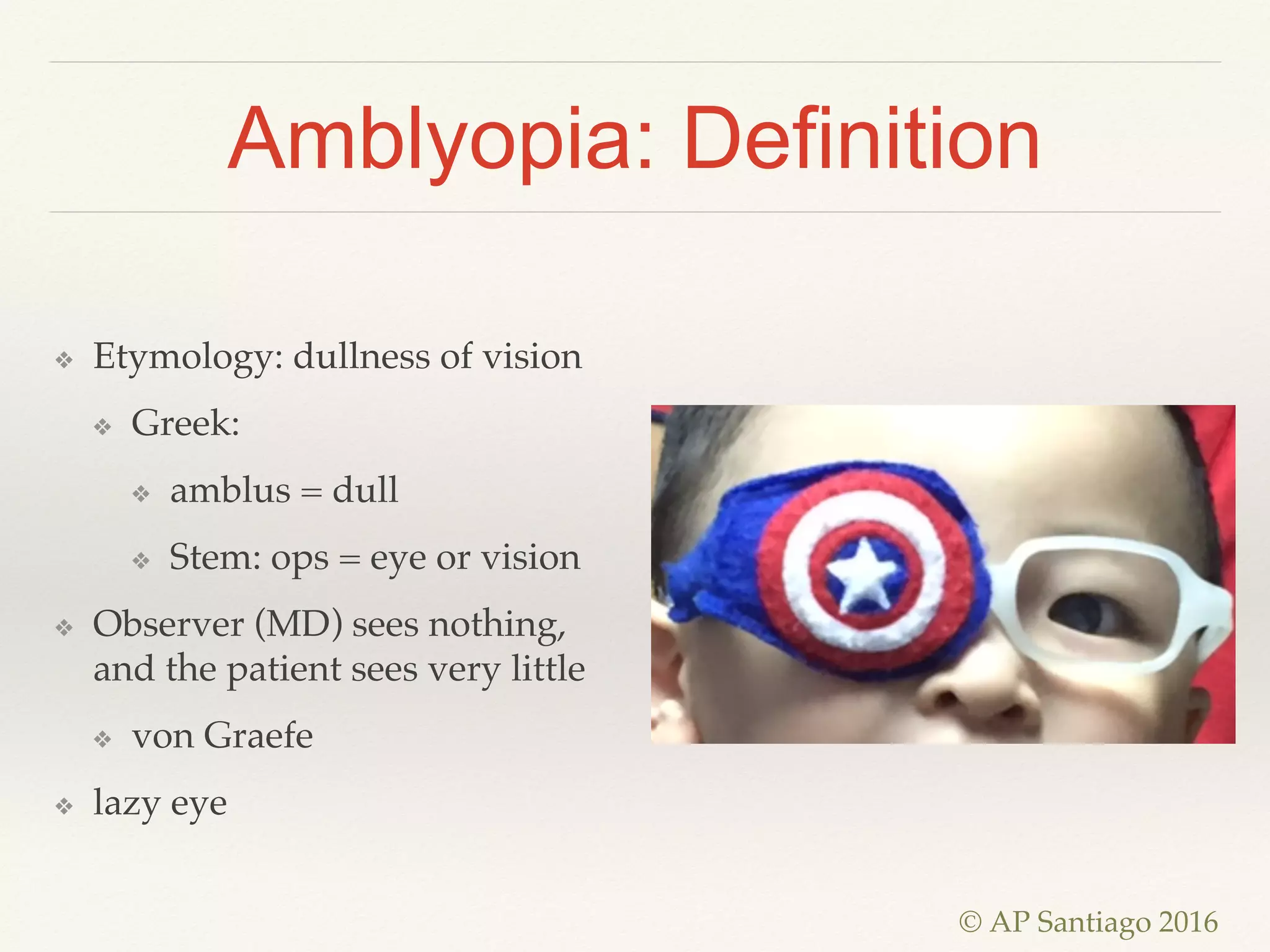 2016 asmph strabismus & amblyopia | PPT