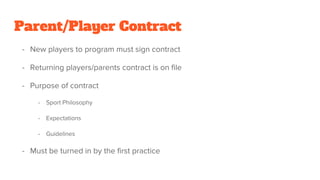 2016 baseball parent meeting | PPTX