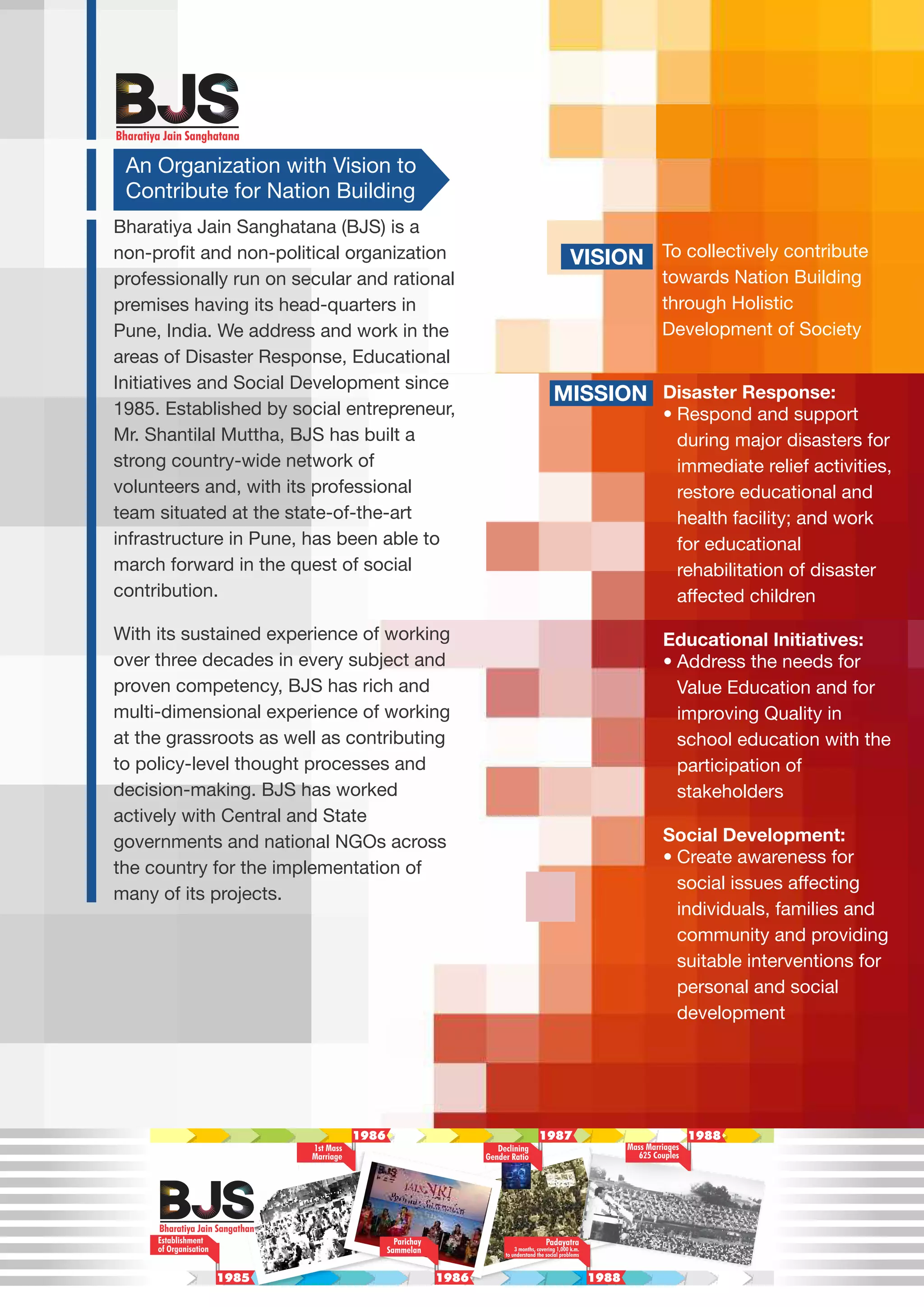 Bharatiya Jain Sanghatana Organisation Profile | PDF