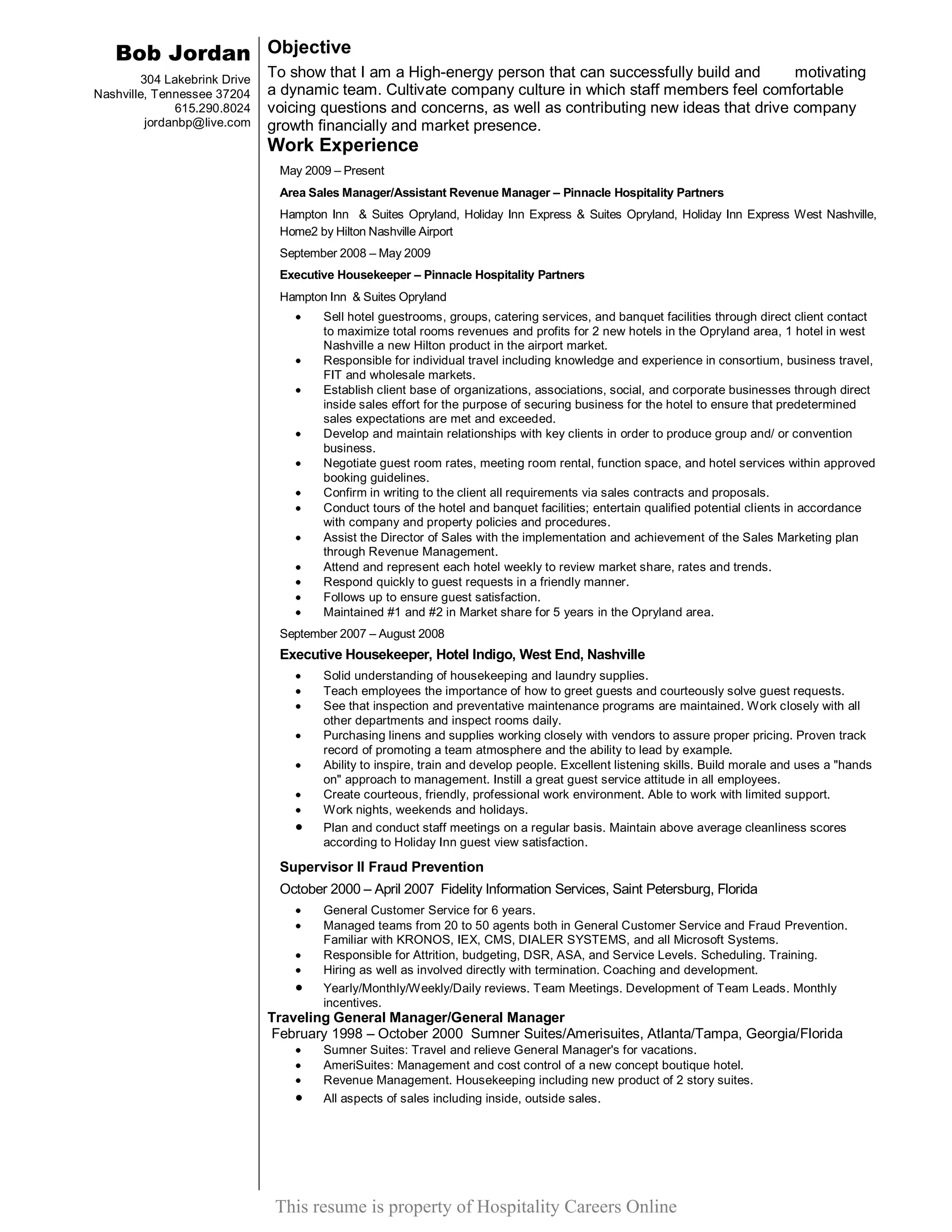 2016 Bob Jordan resume | PDF