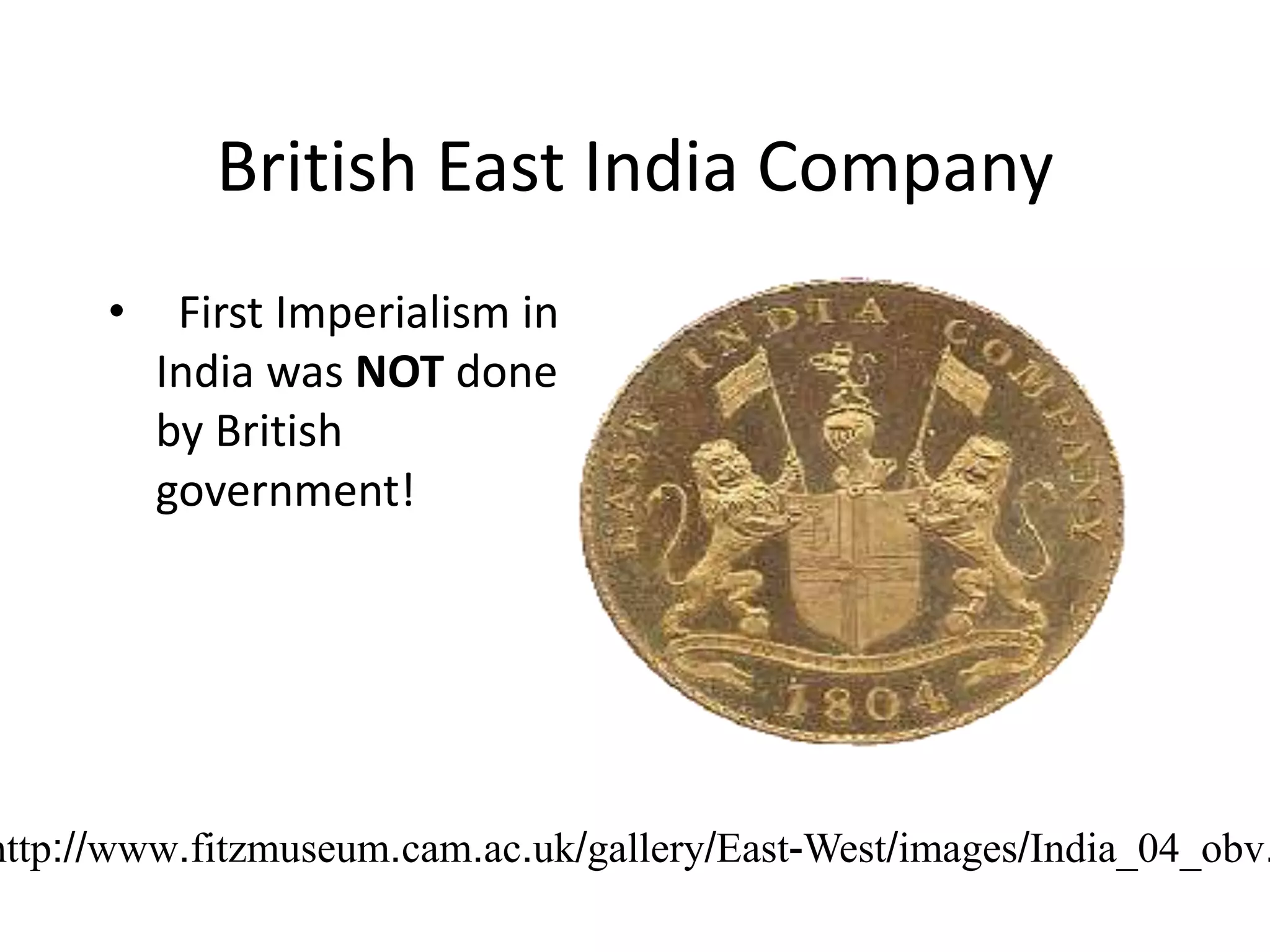 Establishment of company rule in india .ppt