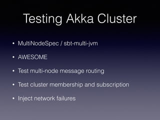 Building a High-Performance Database with Scala, Akka, and Spark | PDF