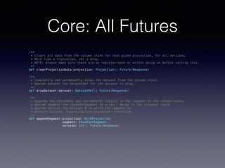 Building a High-Performance Database with Scala, Akka, and Spark | PDF