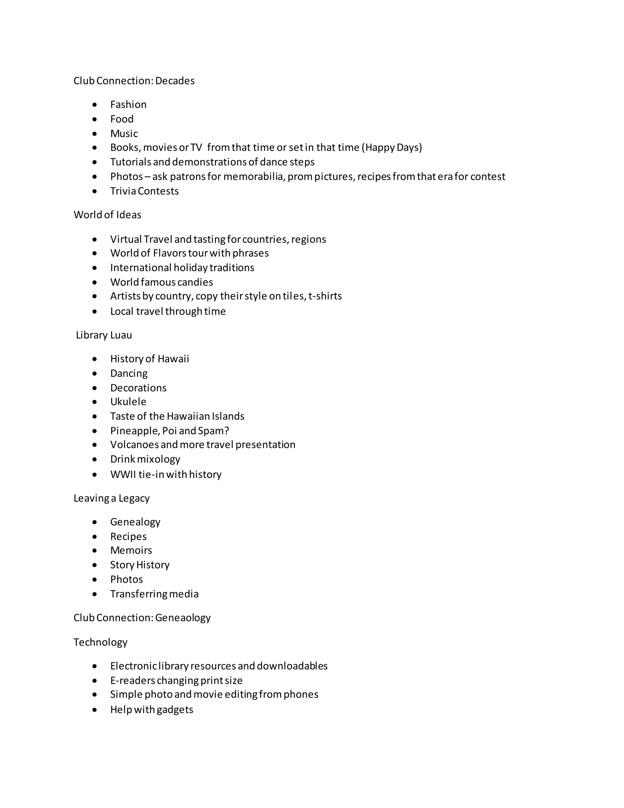 Building Great Programs for Seniors Outline | DOCX