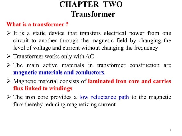 2016 Chapter -2 (transformer).pptx
