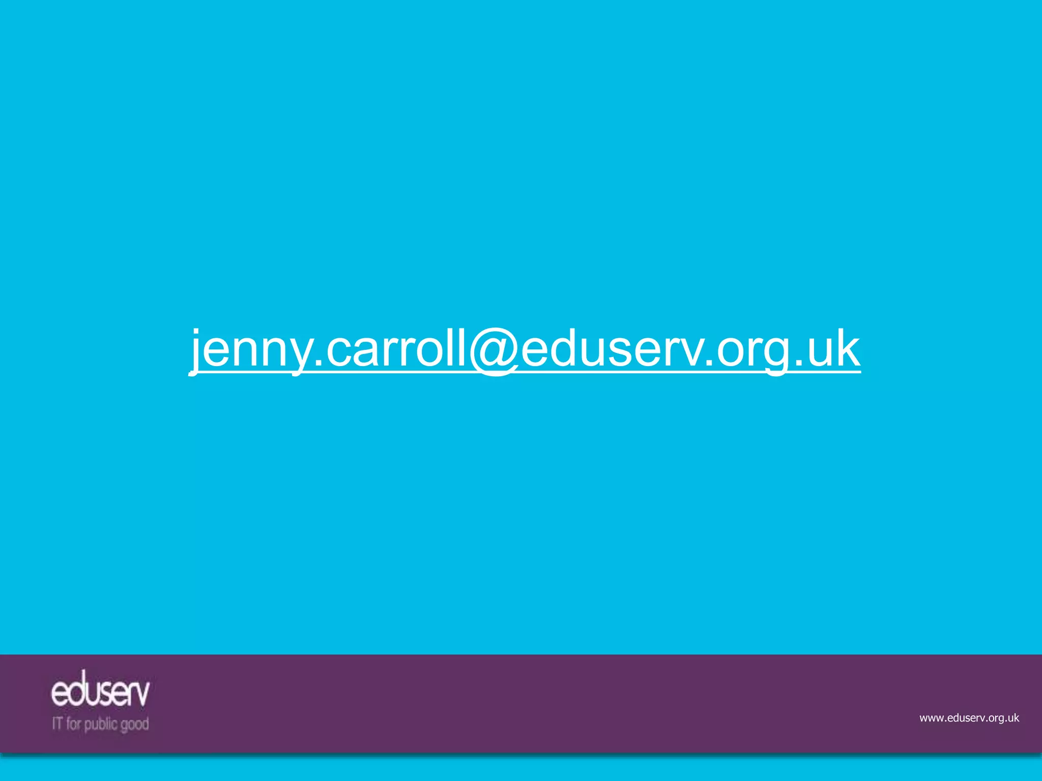 Lightning talk - Eduserv Chest Agreements | PPT