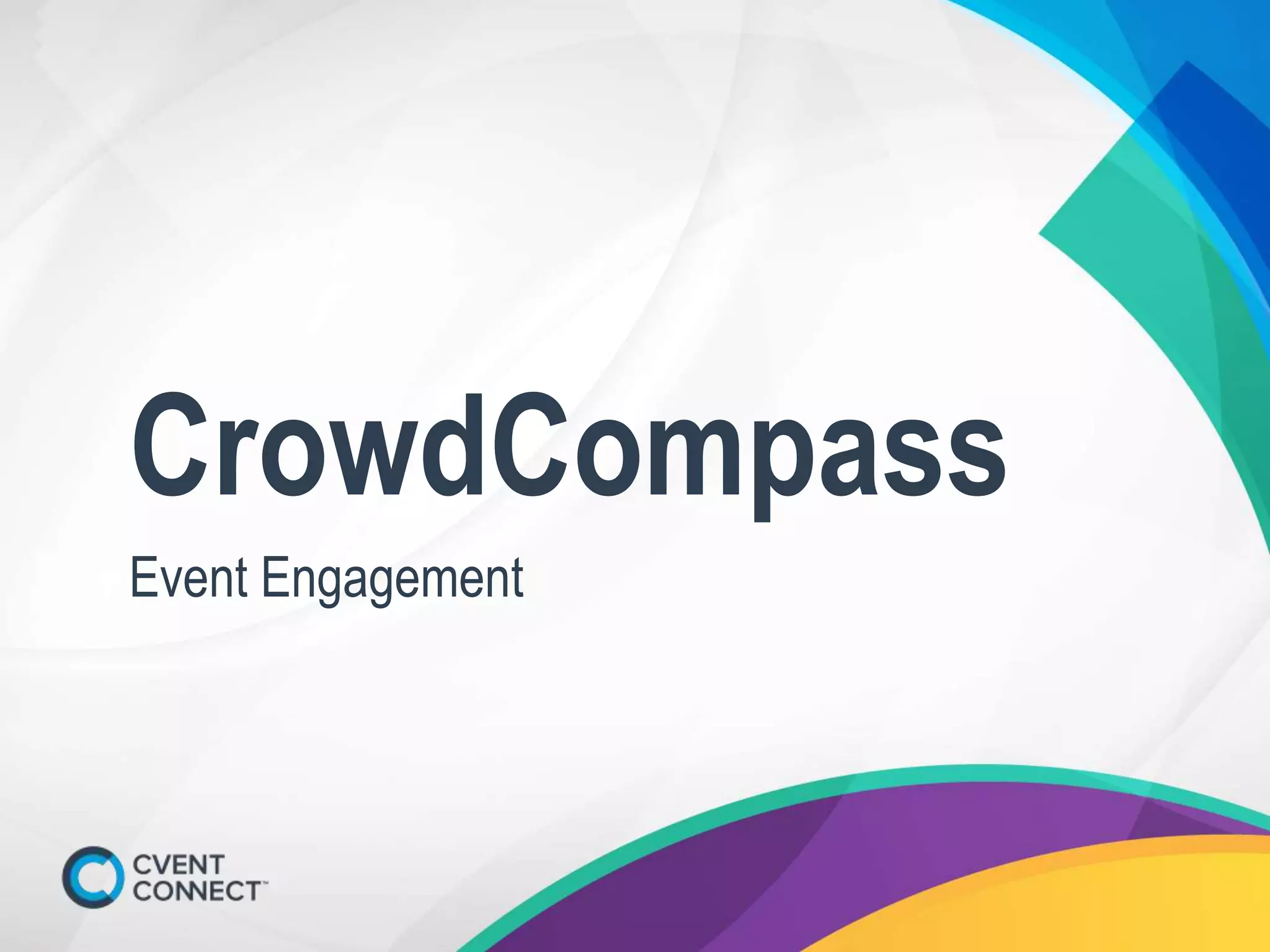 CrowdCompass - Event Engagement | PPT