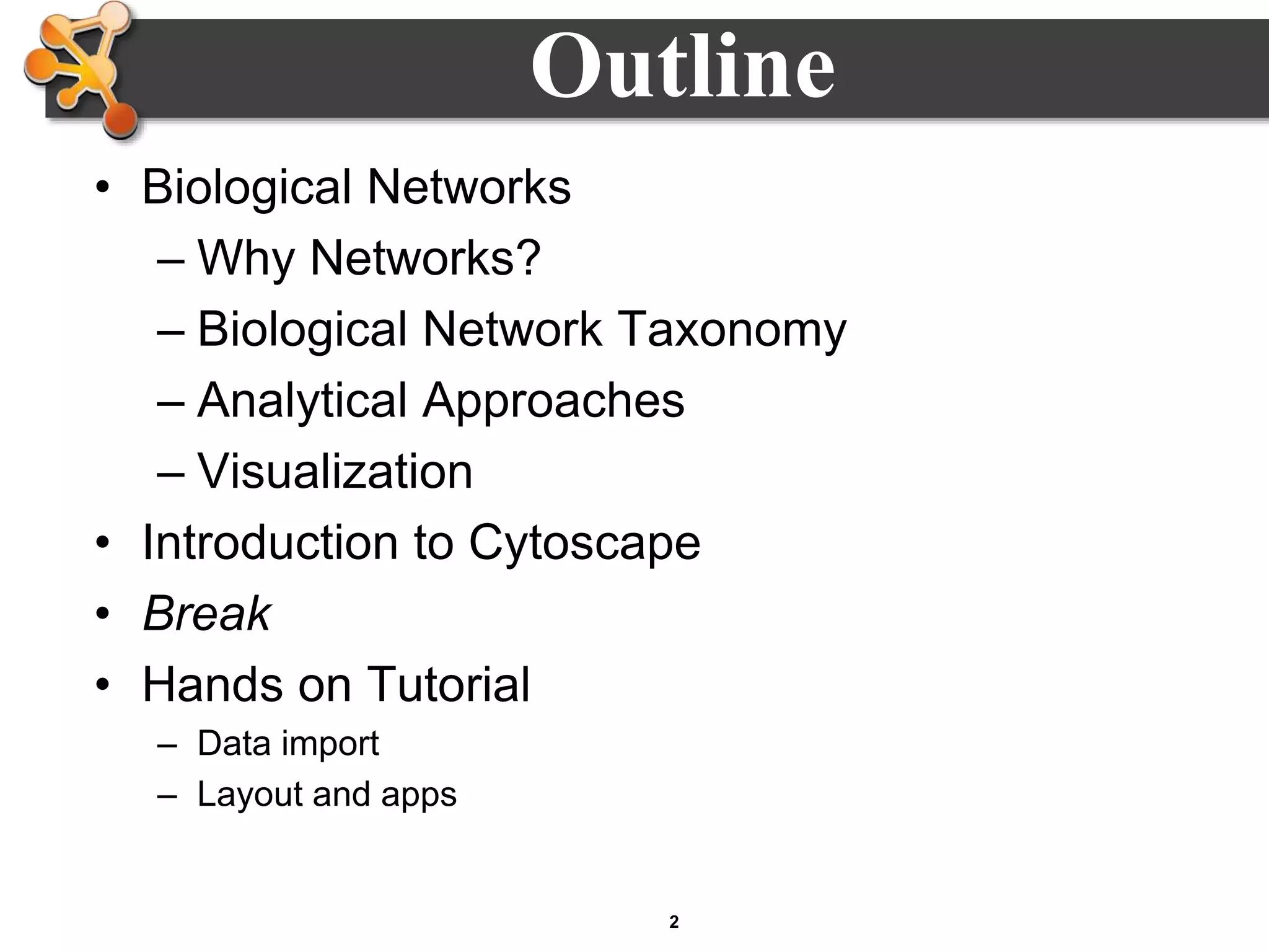 Cytoscape Network Visualization and Analysis | PPTX