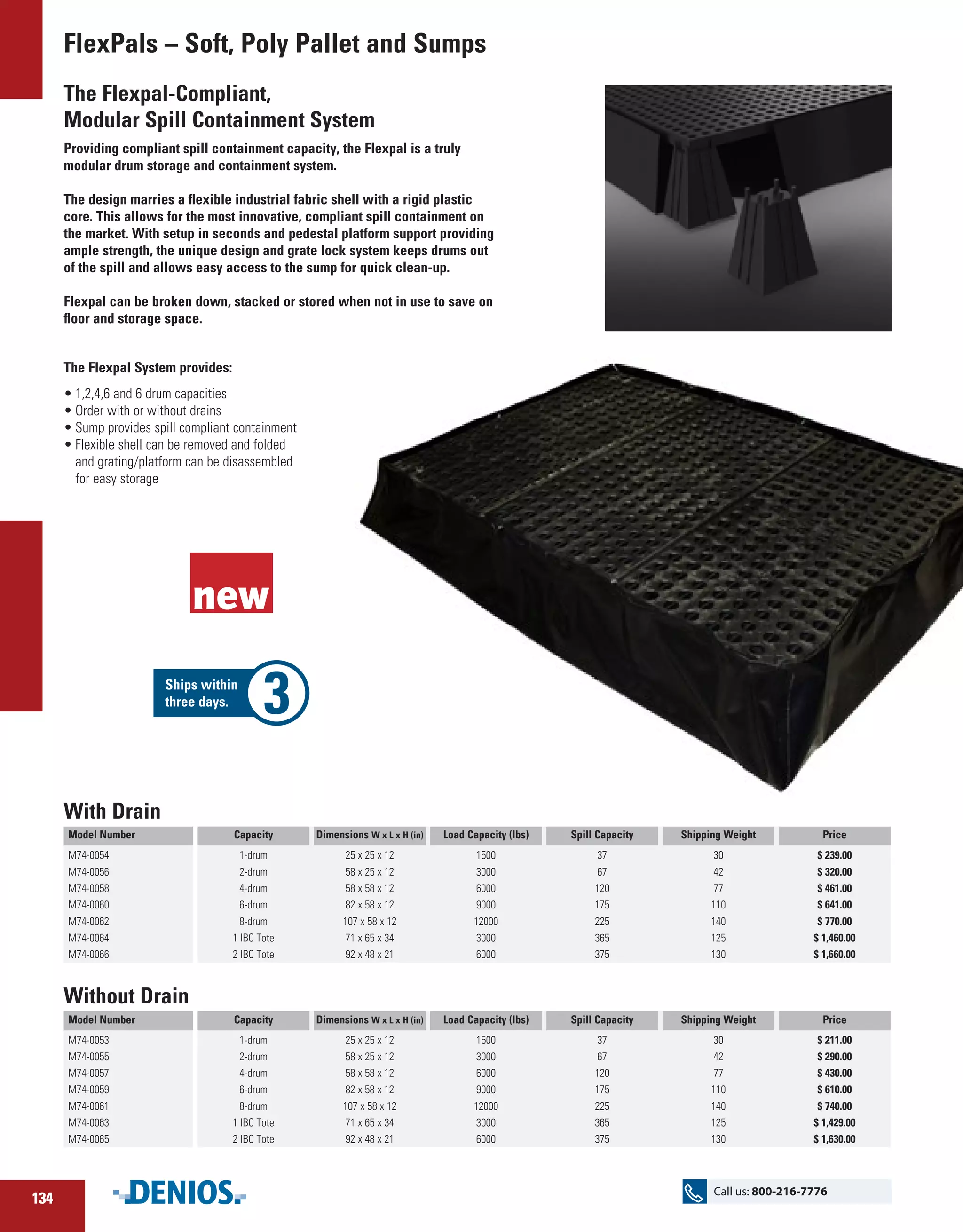 Storage and Dispensing Platforms - DENIOS US | PDF