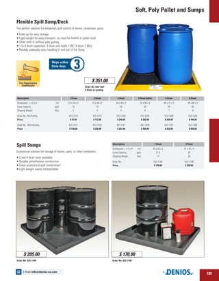 Storage and Dispensing Platforms - DENIOS US | PDF