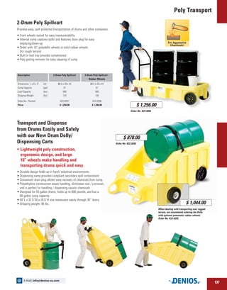 Storage and Dispensing Platforms - DENIOS US | PDF