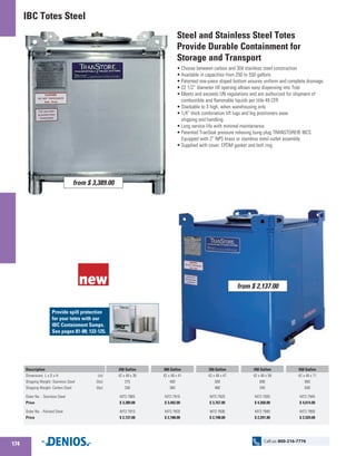 Bulk Containers, Drum, IBCs - DENIOS US | PDF