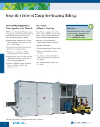 Introduction to Chemical Storage Non-Occupancy Buildings | PDF