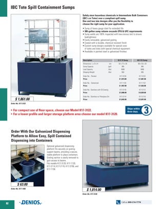IBC Tote Containment Sumps | PDF