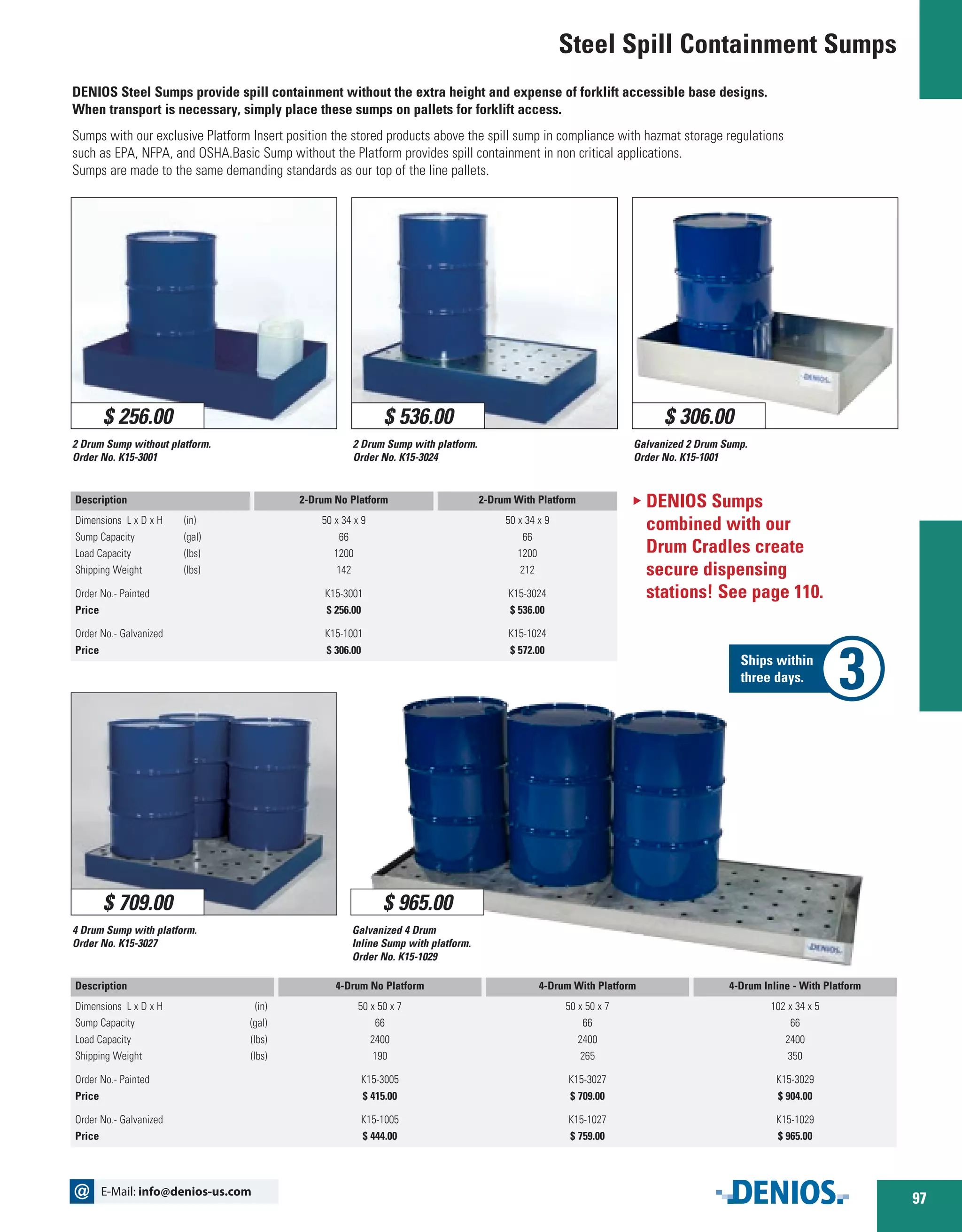 Steel Spill Containment Sumps | PDF