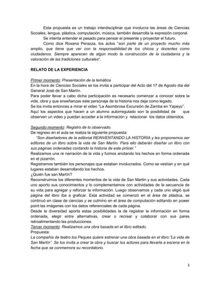 2016 diversidad en la prodcuccion de actos escolares. una experiencia ...