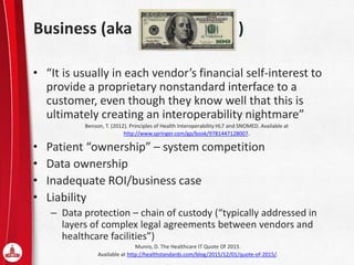 Misadventures in Interoperability | PPT