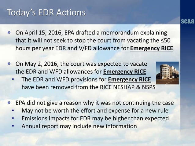 Emergency RICE: Emergency Demand Response Options | PPT