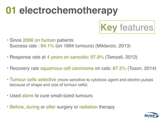 Electrochemotherapy : principles, sessions, case studies, and machines ...