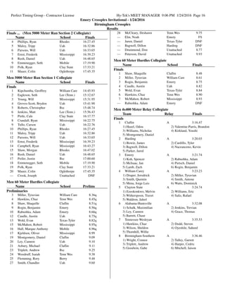 Emory Crossplex Invitational | PDF