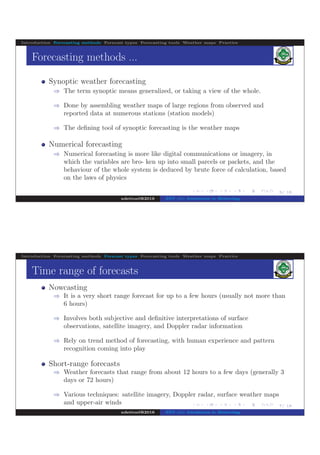 Basic analytical methods in Meteorology | PDF